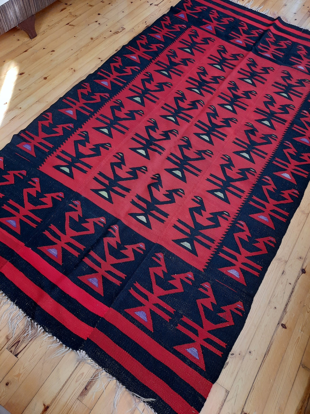 Antique Albanian / Kosovo Kilim Rug ( Sharkoy ) - Etsy