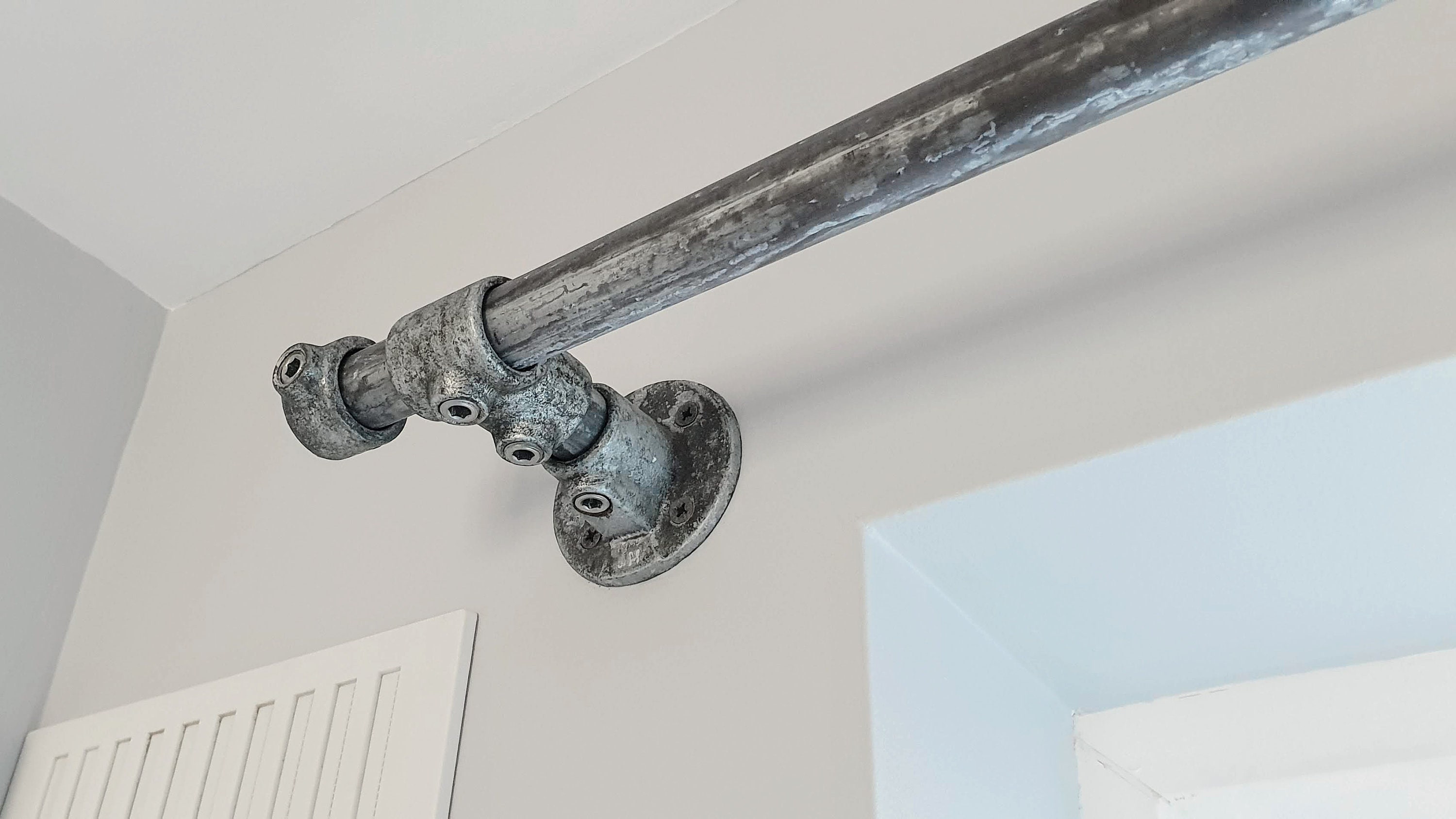 Industrial Curtain Pole Curtain Rail Scaffold Pipe - Etsy UK