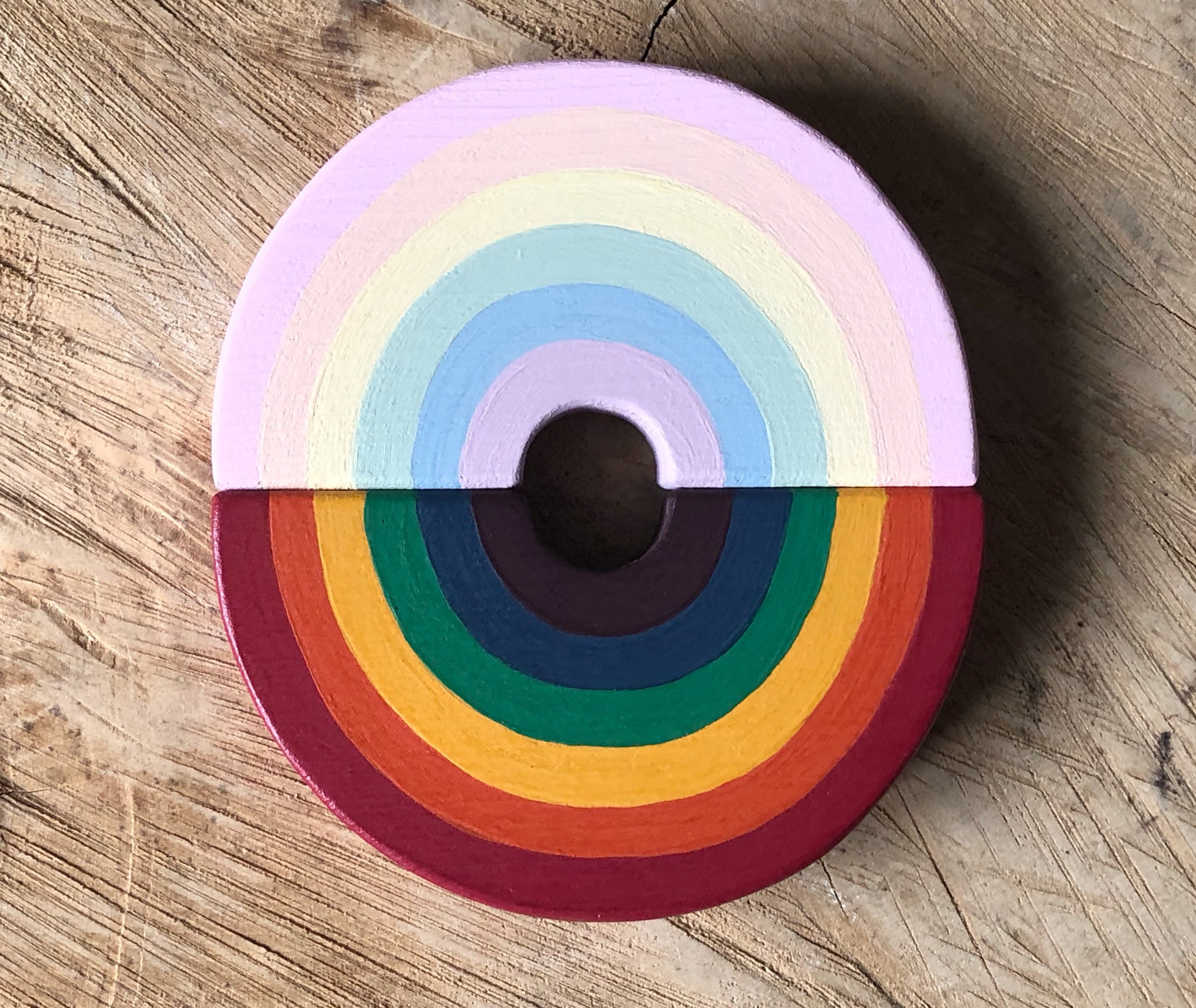 WOODEN TOYS Rainbow Prop Large Rainbow Small Rainbow Prop - Etsy