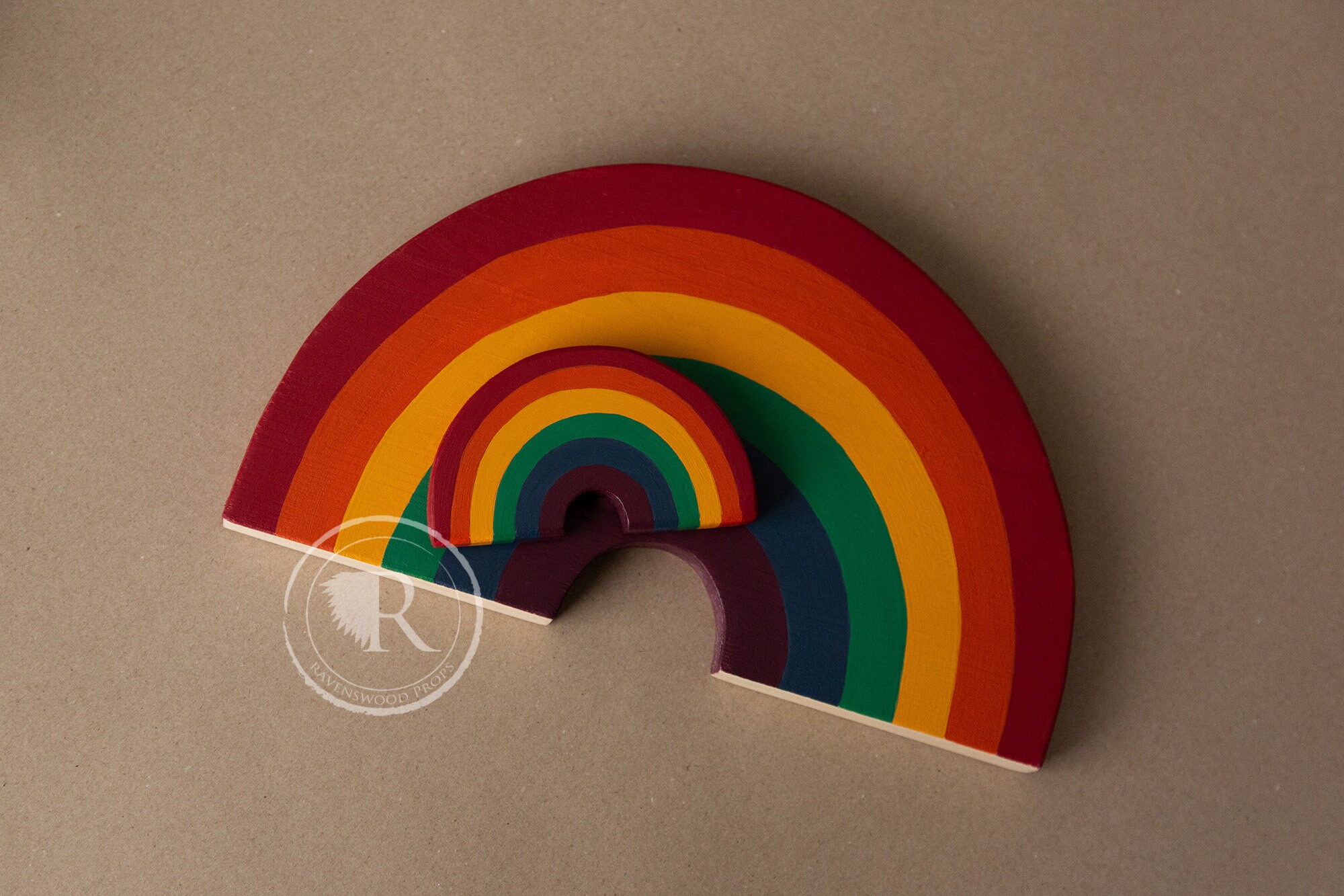 WOODEN TOYS Rainbow Prop Large Rainbow Small Rainbow Prop - Etsy