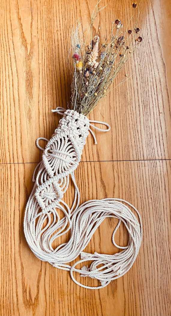 Macrame Bouquet Wrap | Etsy