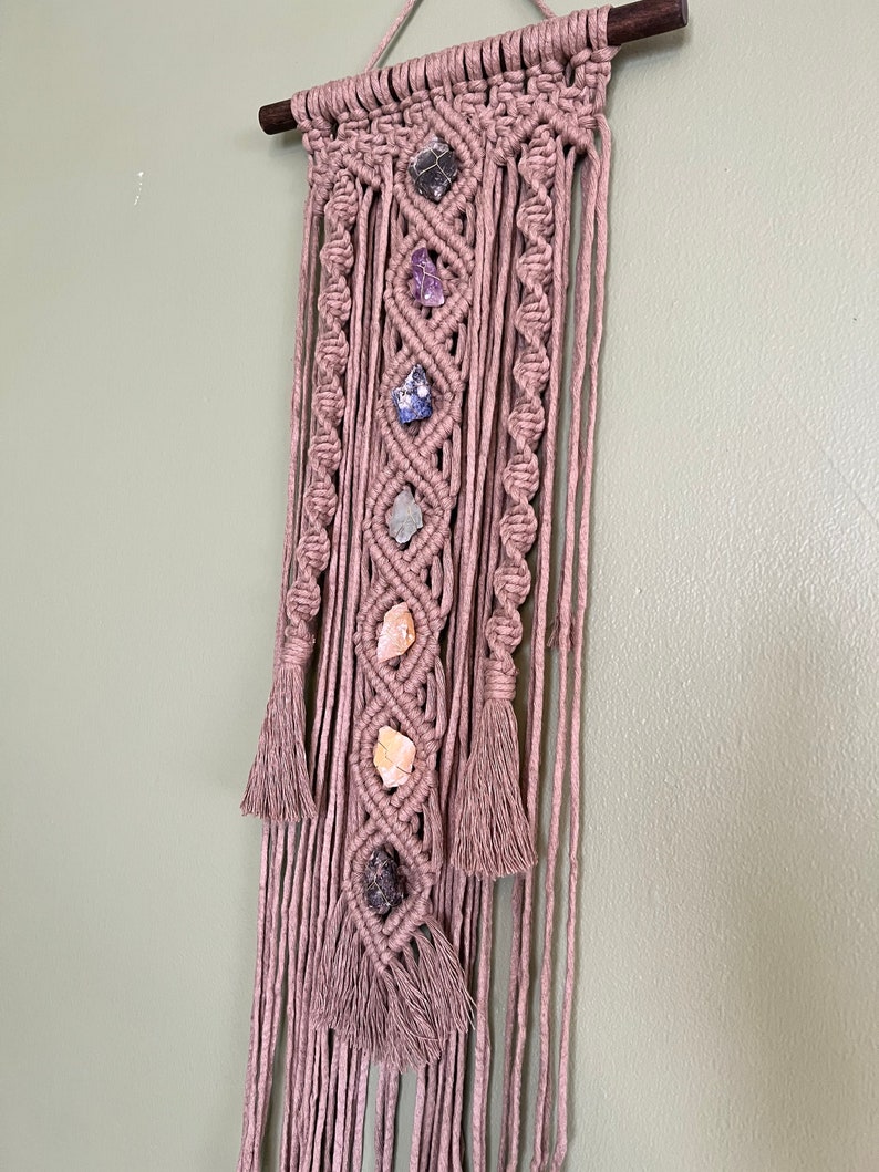 Macrame Chakra Wall Hanging - Etsy