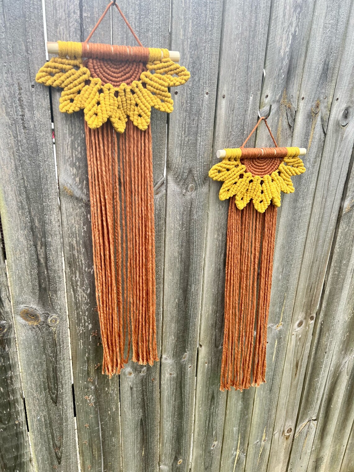 Macrame Wall Hanging Sunflower - Etsy