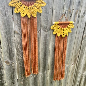Macrame Wall Hanging- Sunflower - Etsy