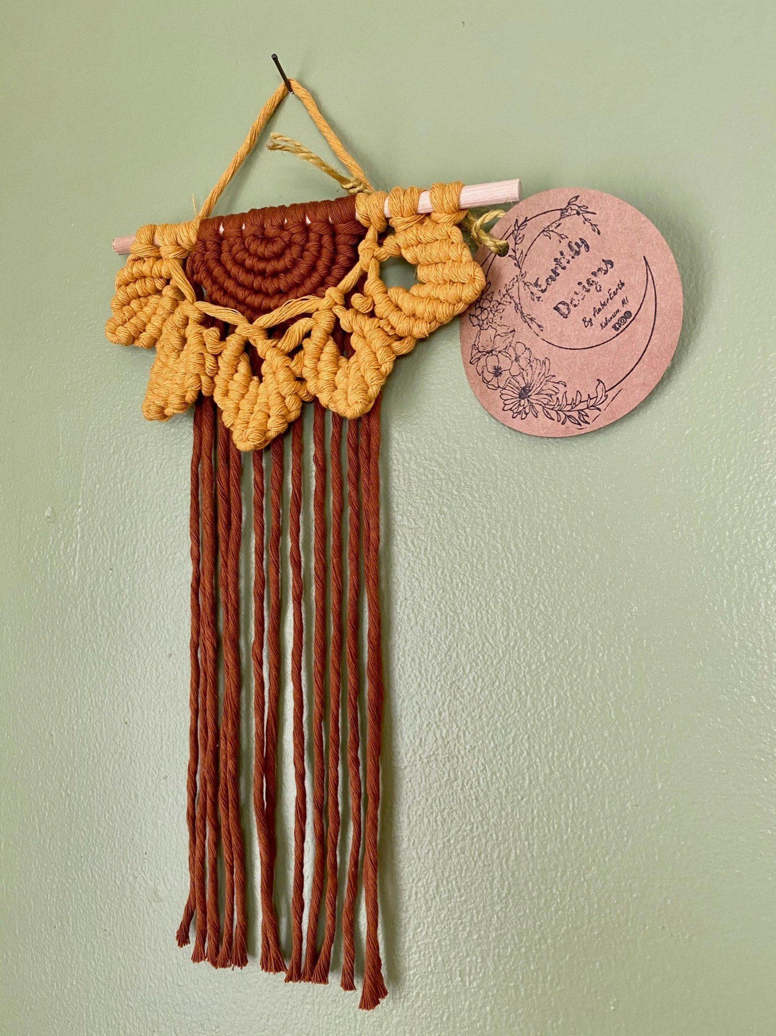 Macrame Wall Hanging Sunflower | Etsy