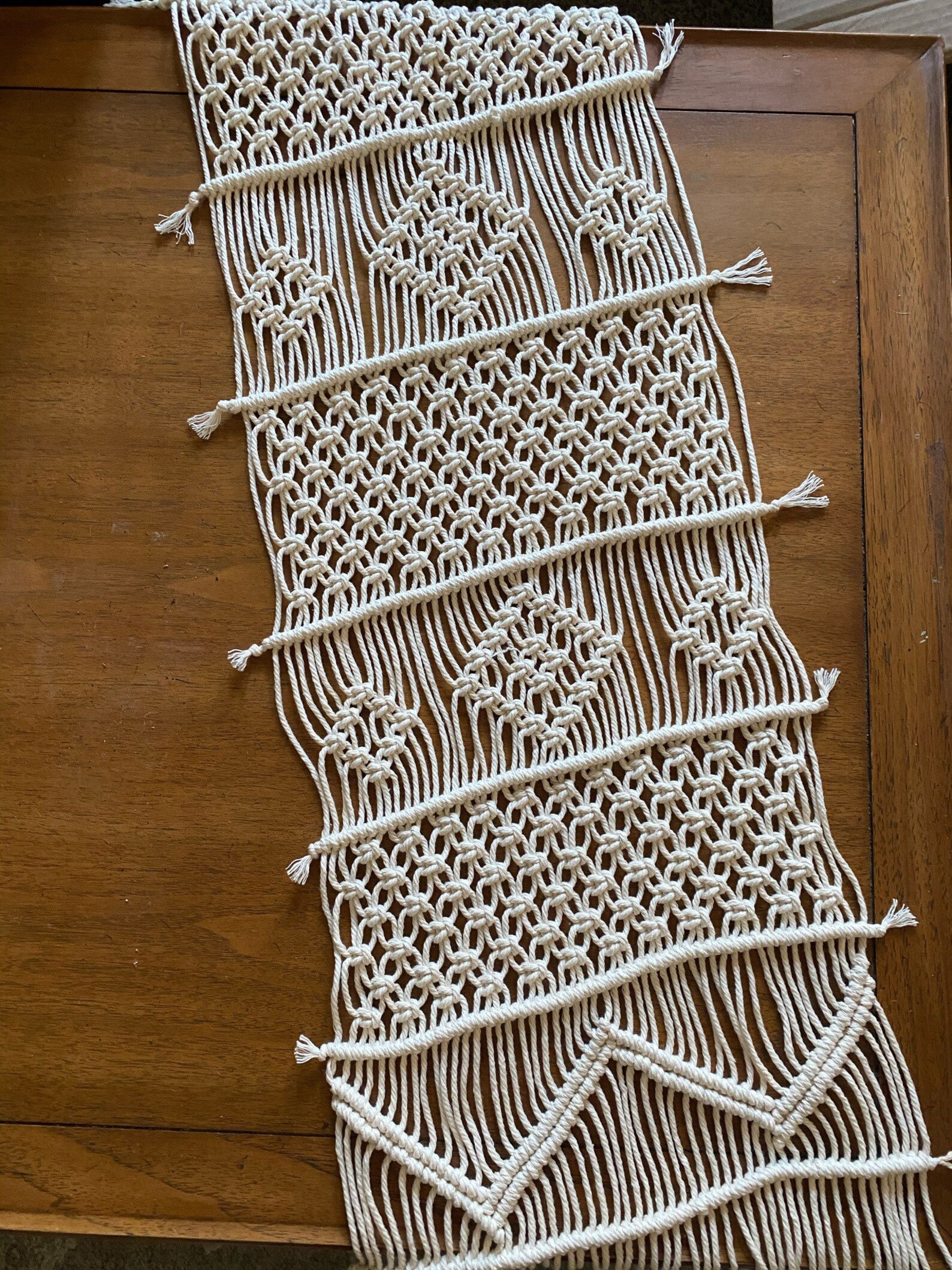 Macrame Table Runner Small Medium Long - Etsy