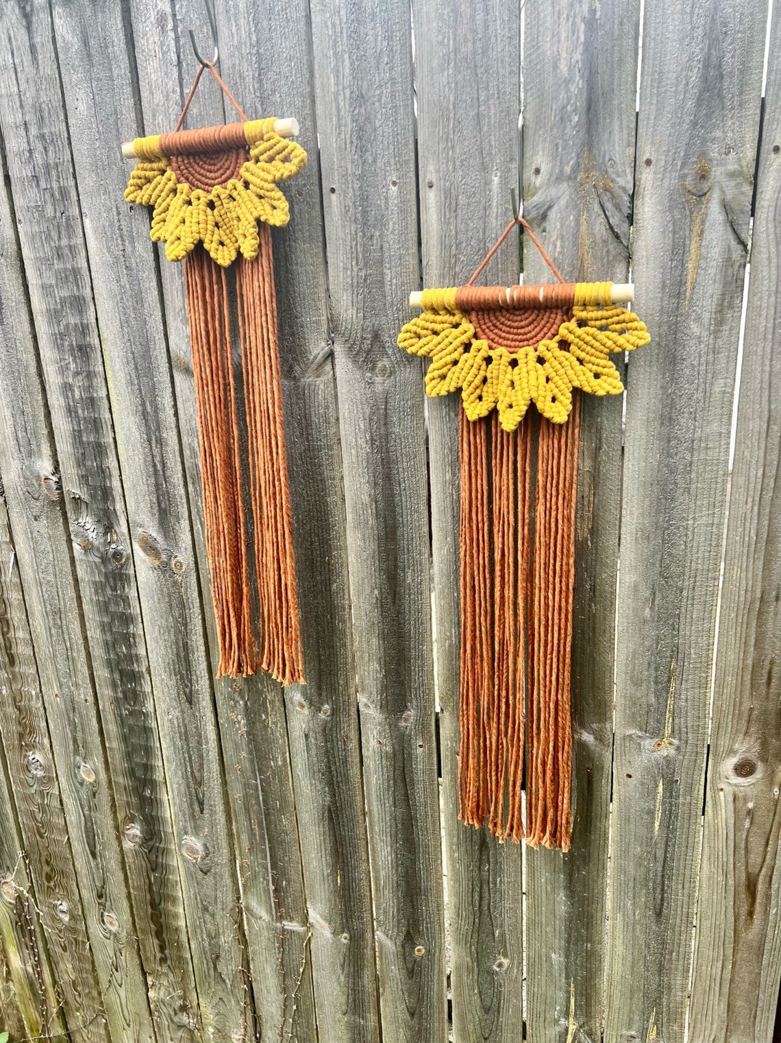 Macrame Wall Hanging Sunflower - Etsy