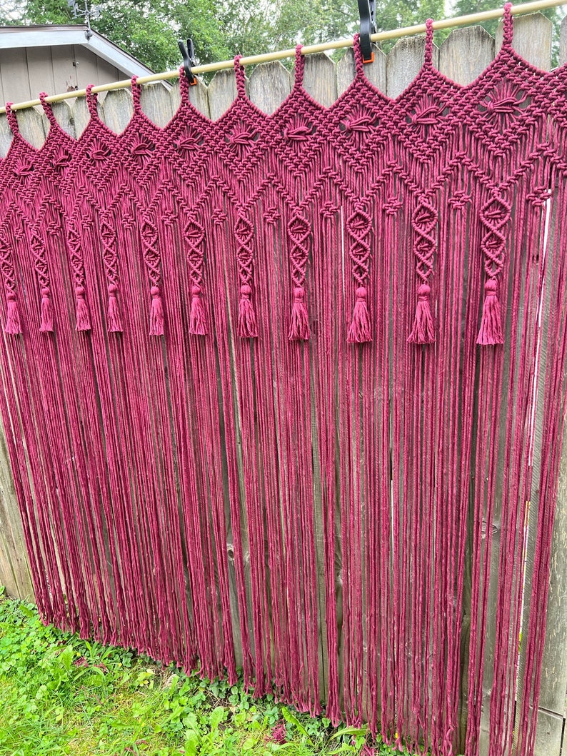 Macrame Curtain, Wedding Backdrop - Etsy