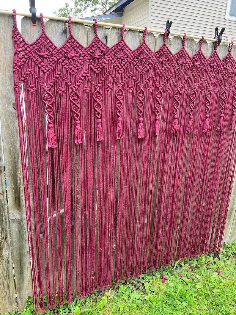 Macrame Curtain, Wedding Backdrop - Etsy