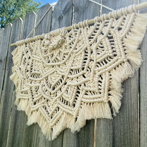 Macrame Lotus Flower of Life, Mandala, Half Circle - Etsy