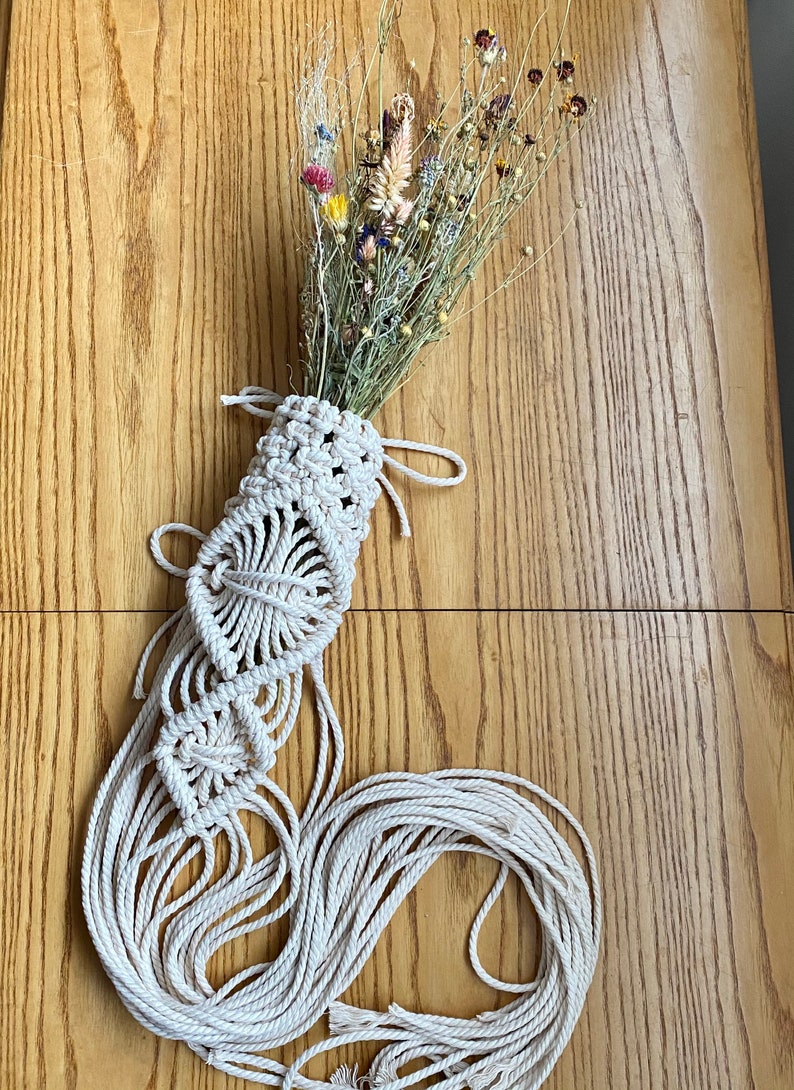 Macrame Bouquet Wrap - Etsy