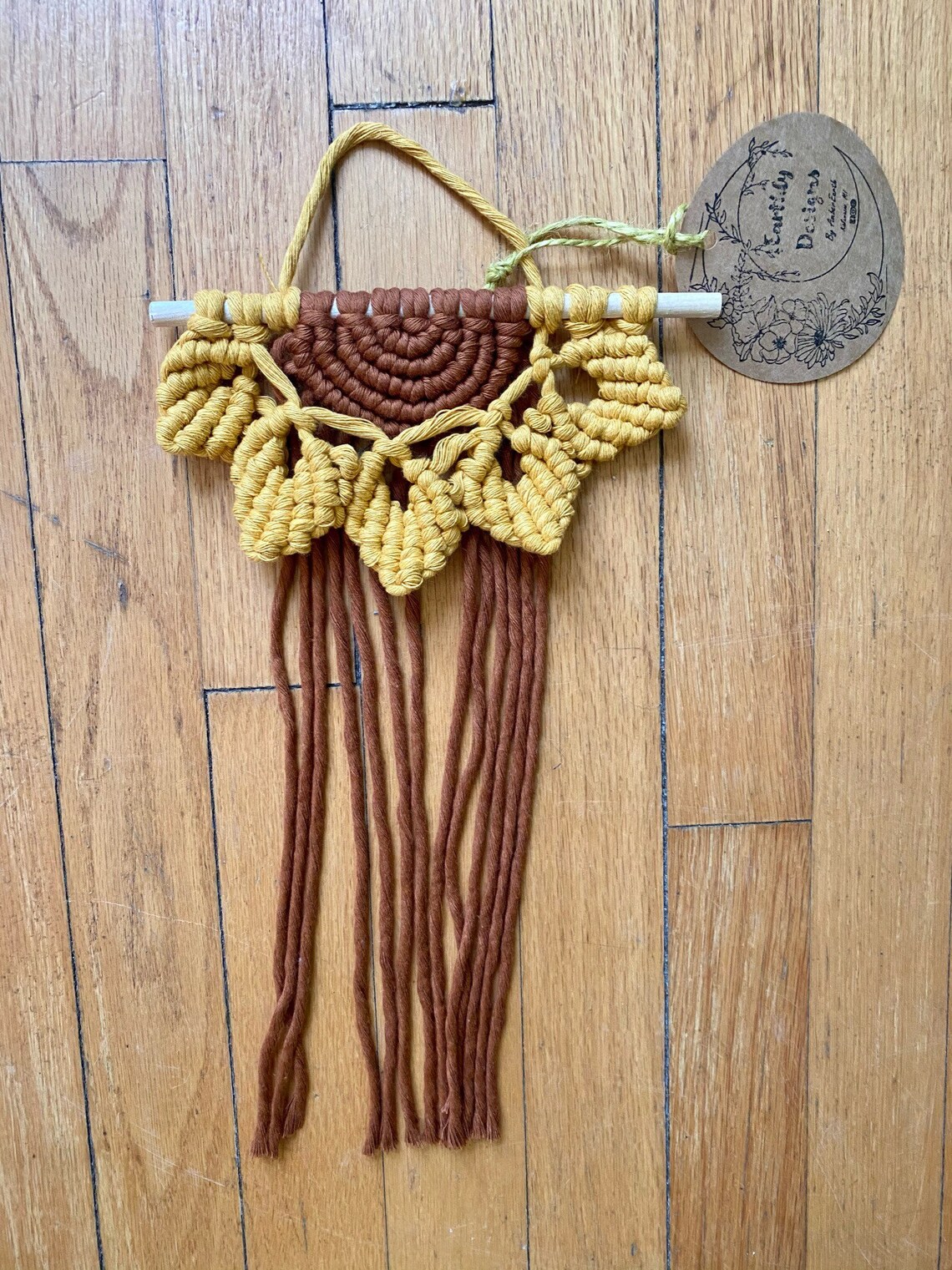 Macrame Wall Hanging Sunflower | Etsy