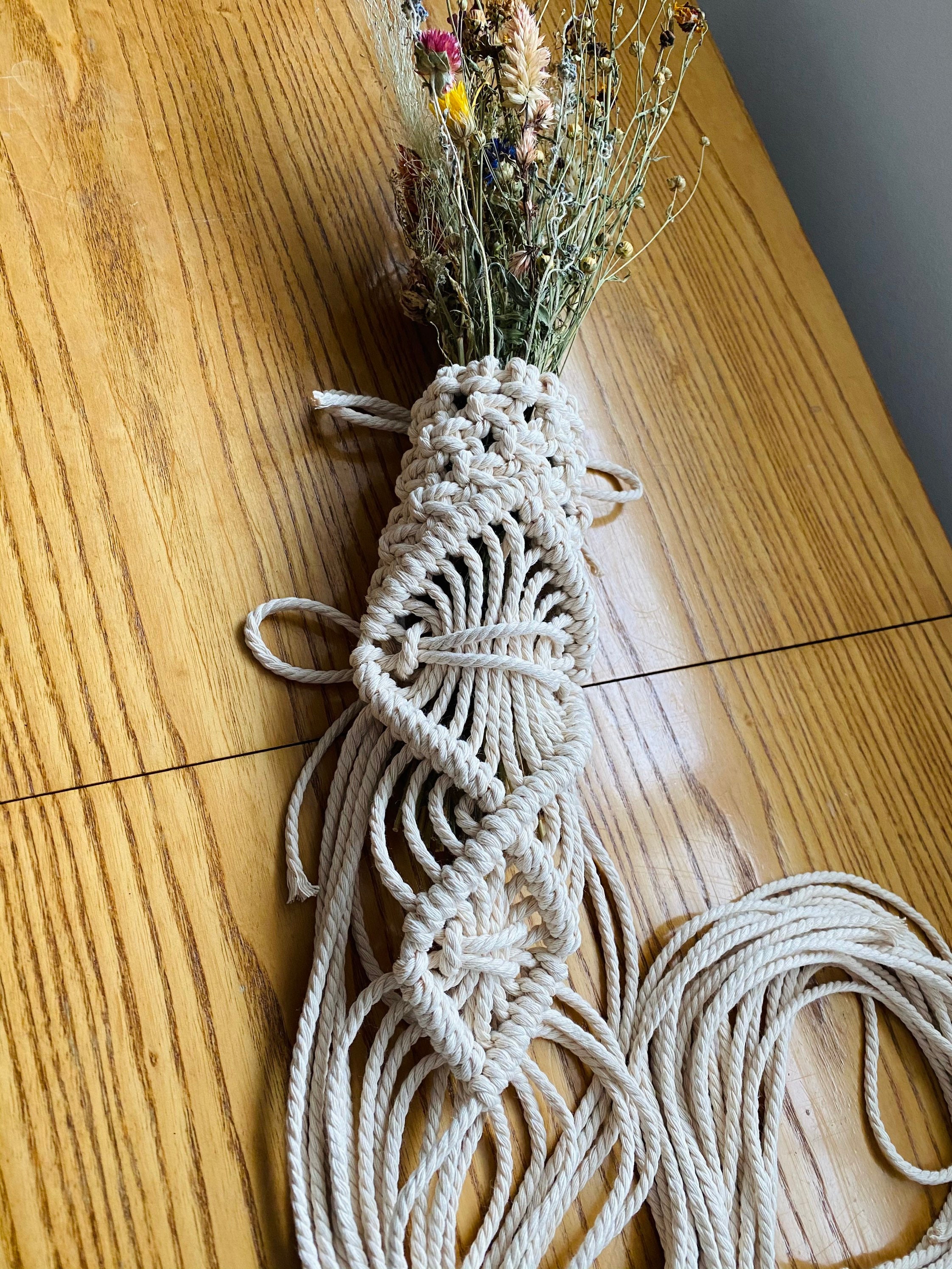 Macrame Bouquet Wrap | Etsy