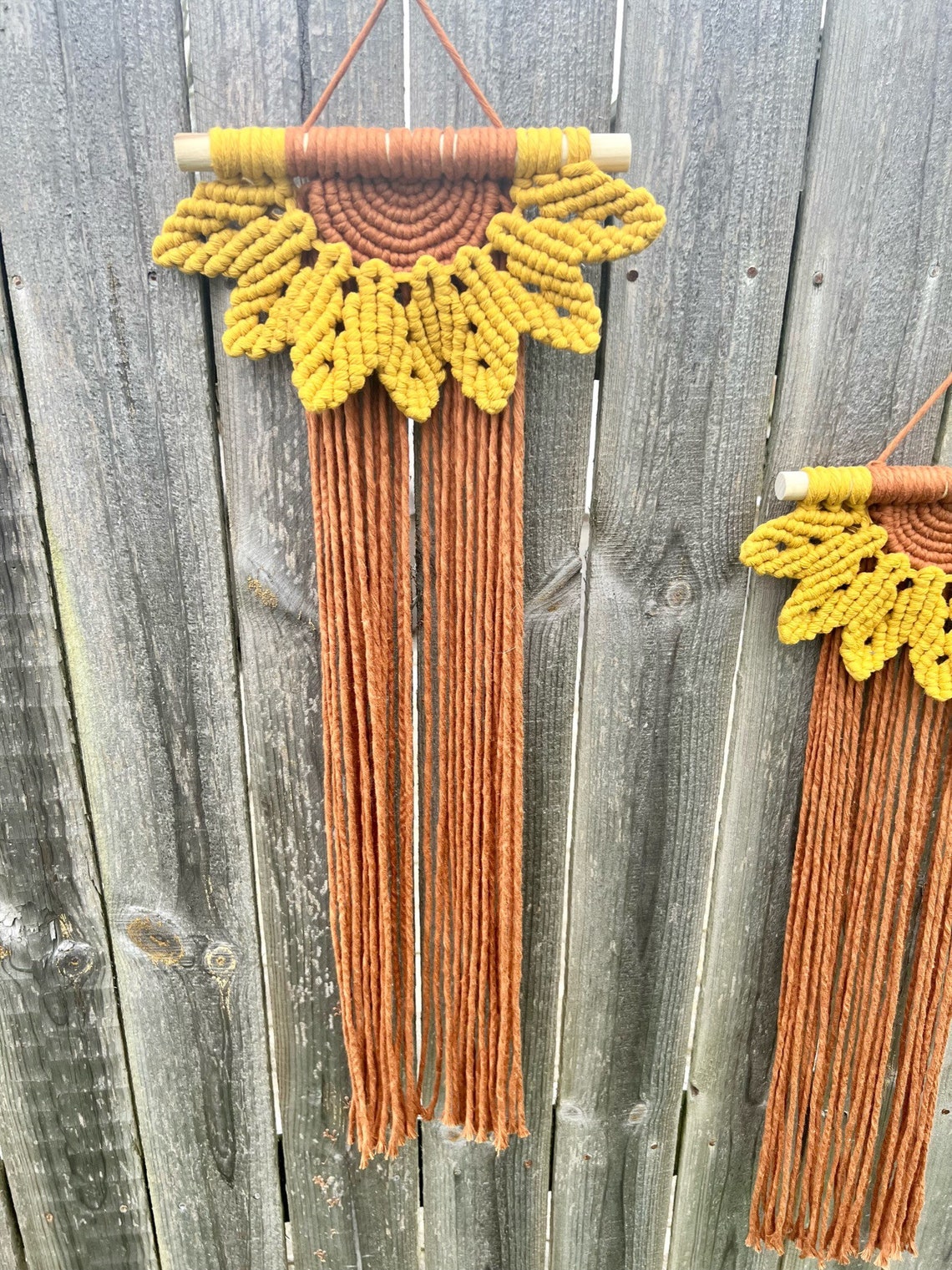 Macrame Wall Hanging Sunflower - Etsy
