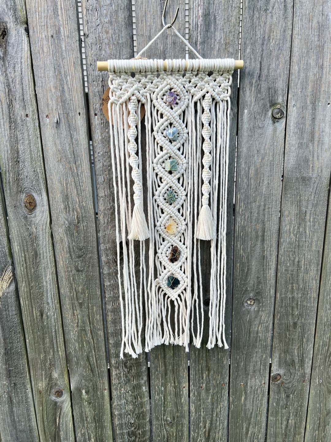 Macrame Chakra Wall Hanging - Etsy