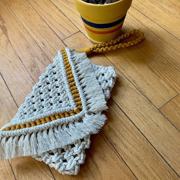 Macrame Clutch - Etsy