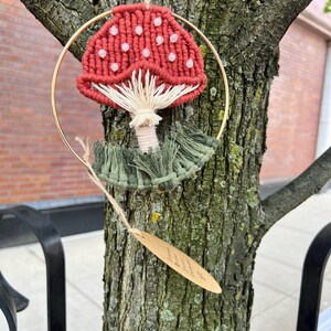 Macrame Mushroom "fun-guy" - Etsy