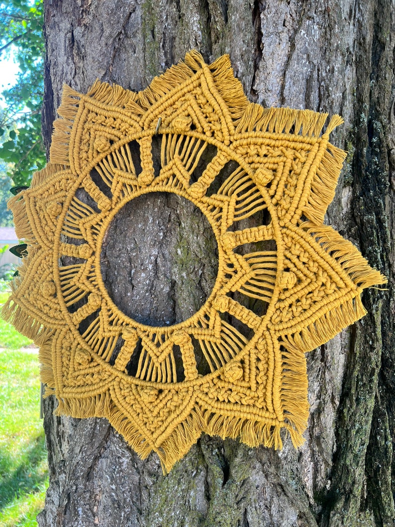 Macrame Mandala - Etsy