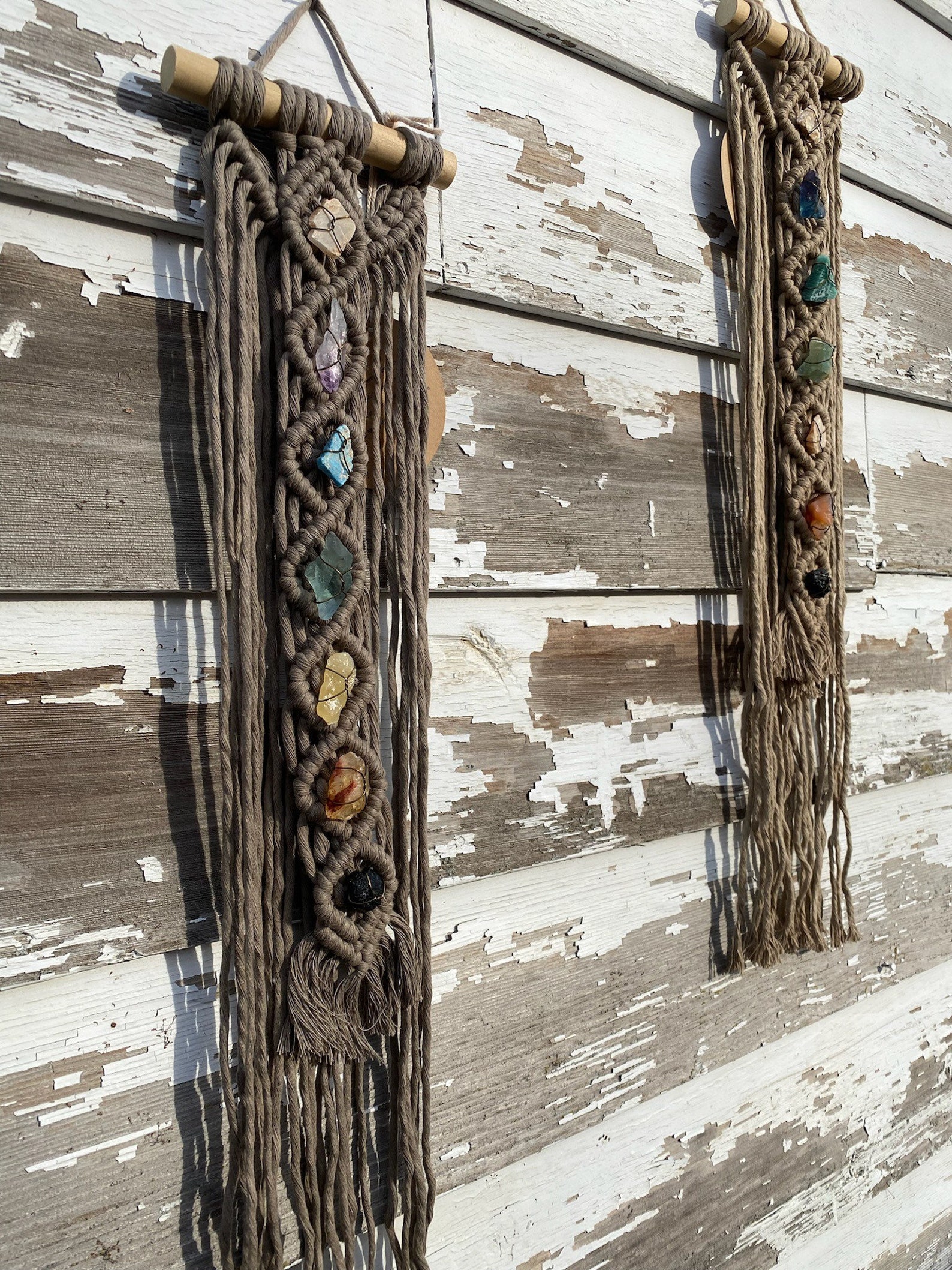 Macrame Chakra Wall Hanging - Etsy