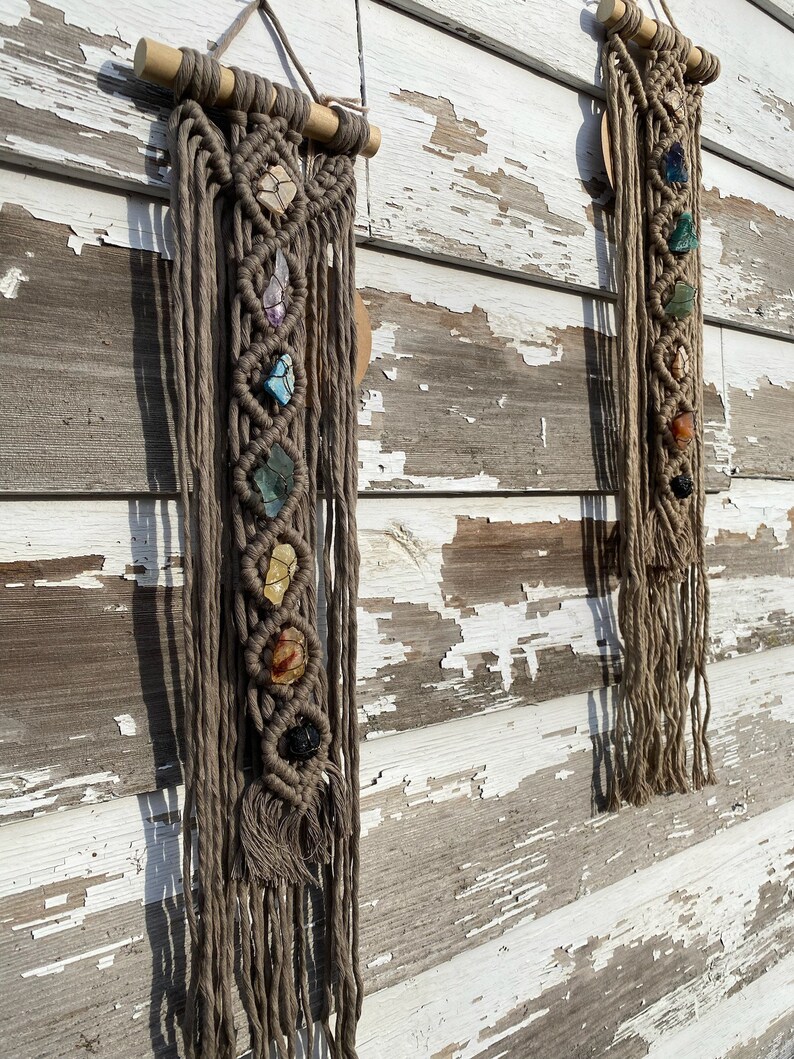 Macrame Chakra Wall Hanging - Etsy