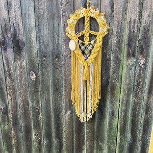 Macrame 'peace on Earth' Mandala Wall Hanging - Etsy