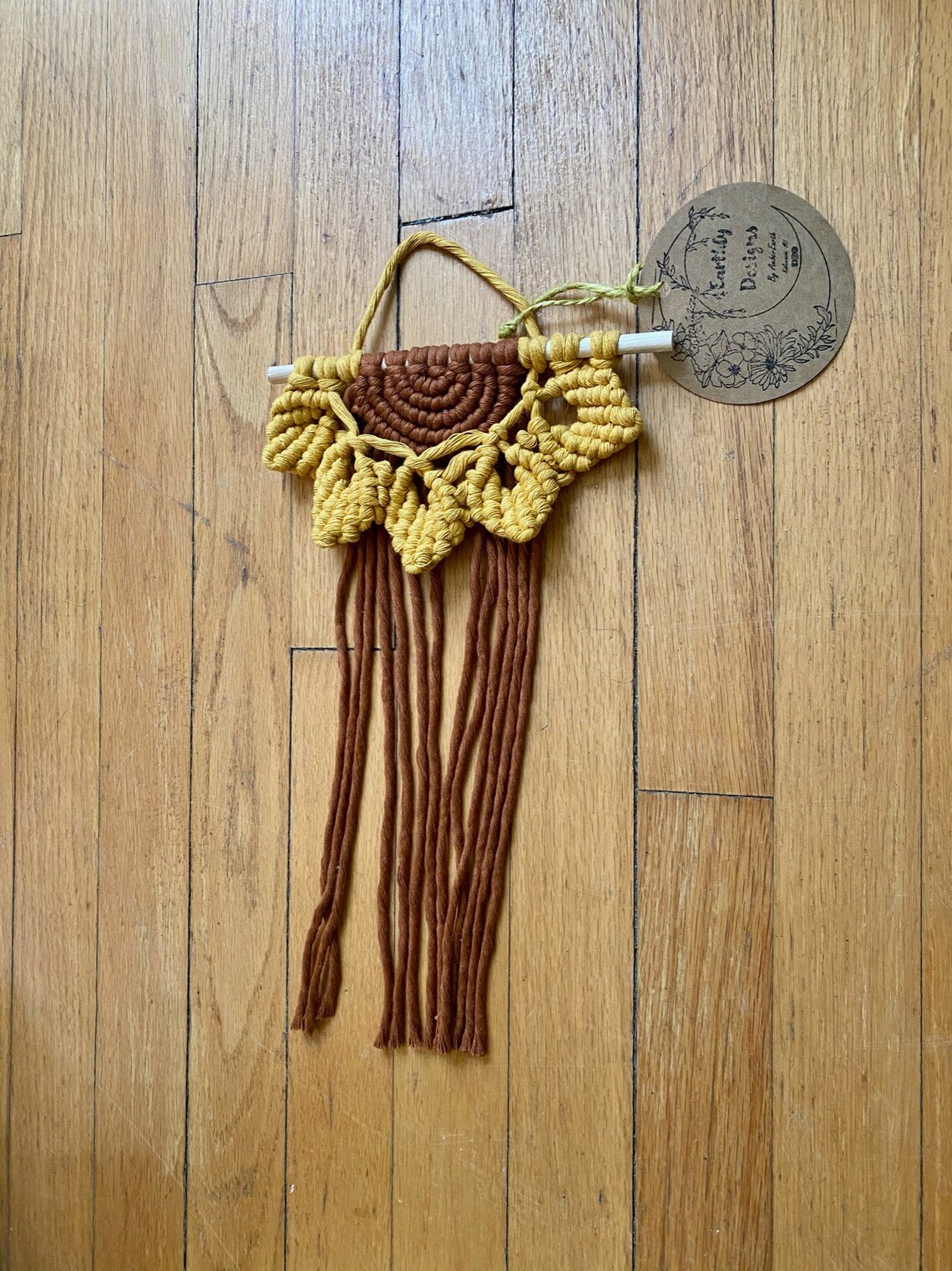 Macrame Wall Hanging Sunflower | Etsy