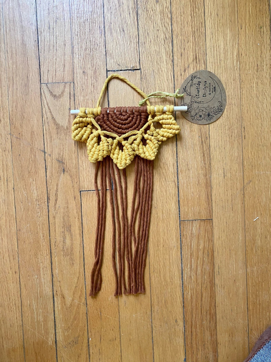 Macrame Wall Hanging Sunflower | Etsy