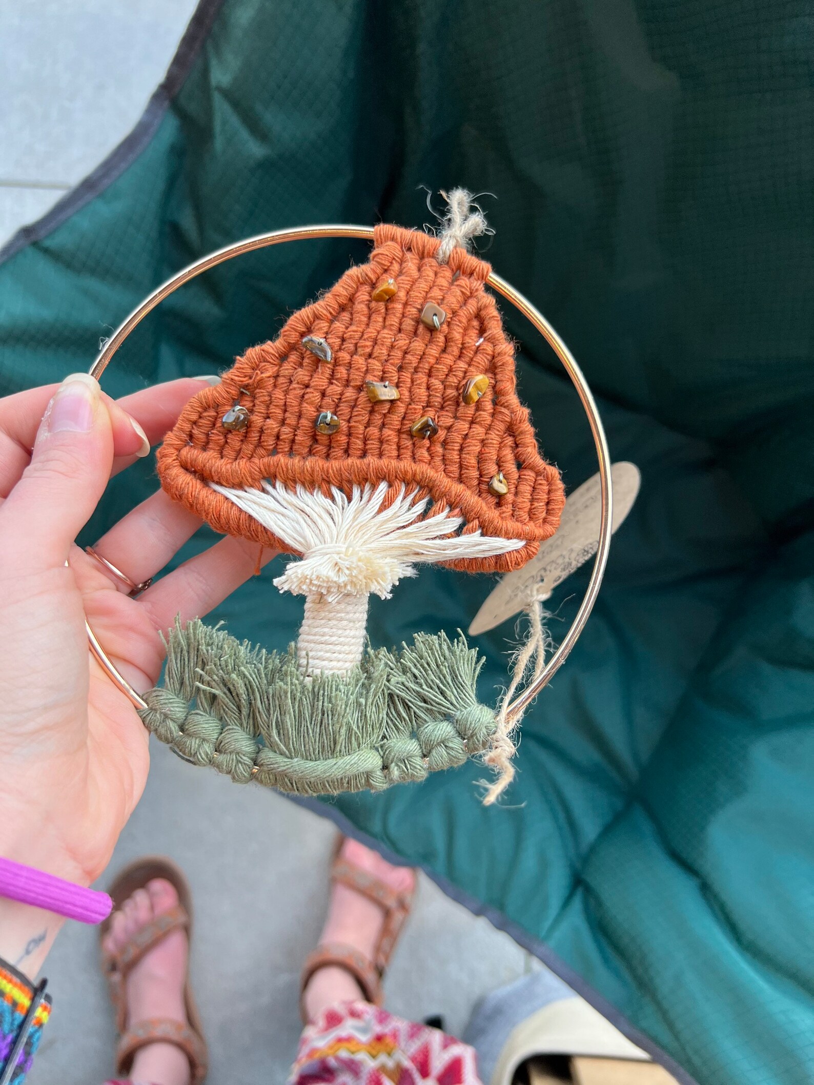 Macrame Mushroom "fun-guy" - Etsy