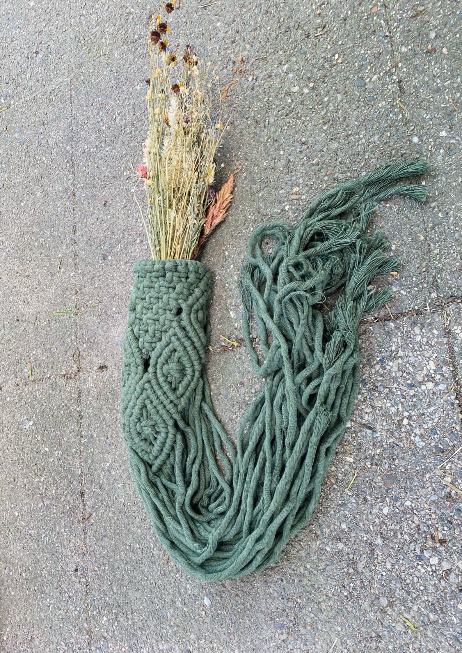 Macrame Bouquet Wrap - Etsy