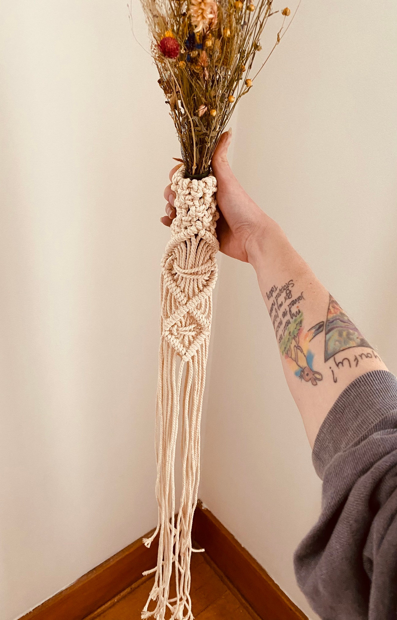 Macrame Bouquet Wrap - Etsy