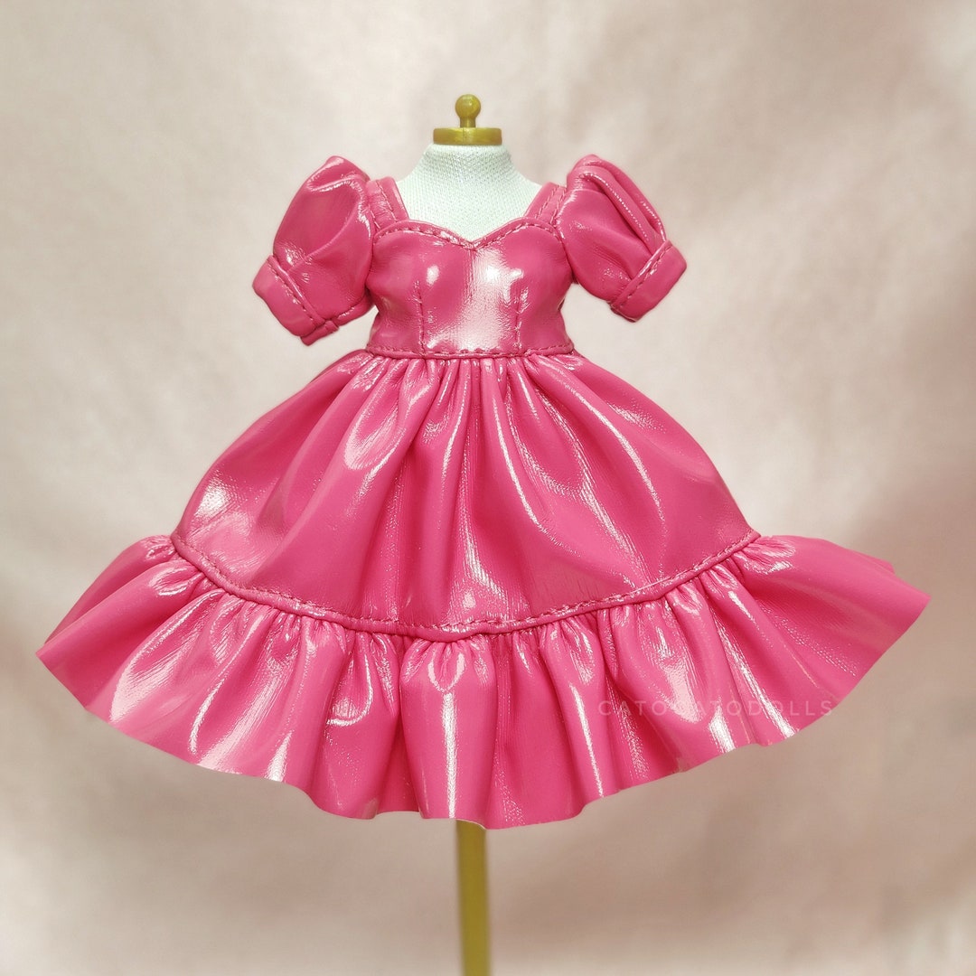 Romantic Pink Vinyl Dress for 1/6 Dolls to Choose From. - Etsy