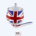Handmade Union Jack Sugar Pot & Spoon - Etsy