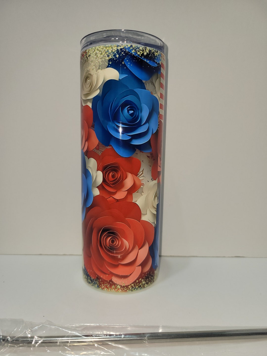 Personalized 20 Oz Skinny Tumbler - Custom Sublimation Wrap - Perfect ...