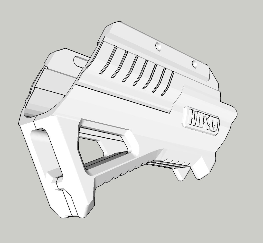 Nerf Rival Saturn Calypso AFG Pump Grip by MK Ultra Mods - Etsy