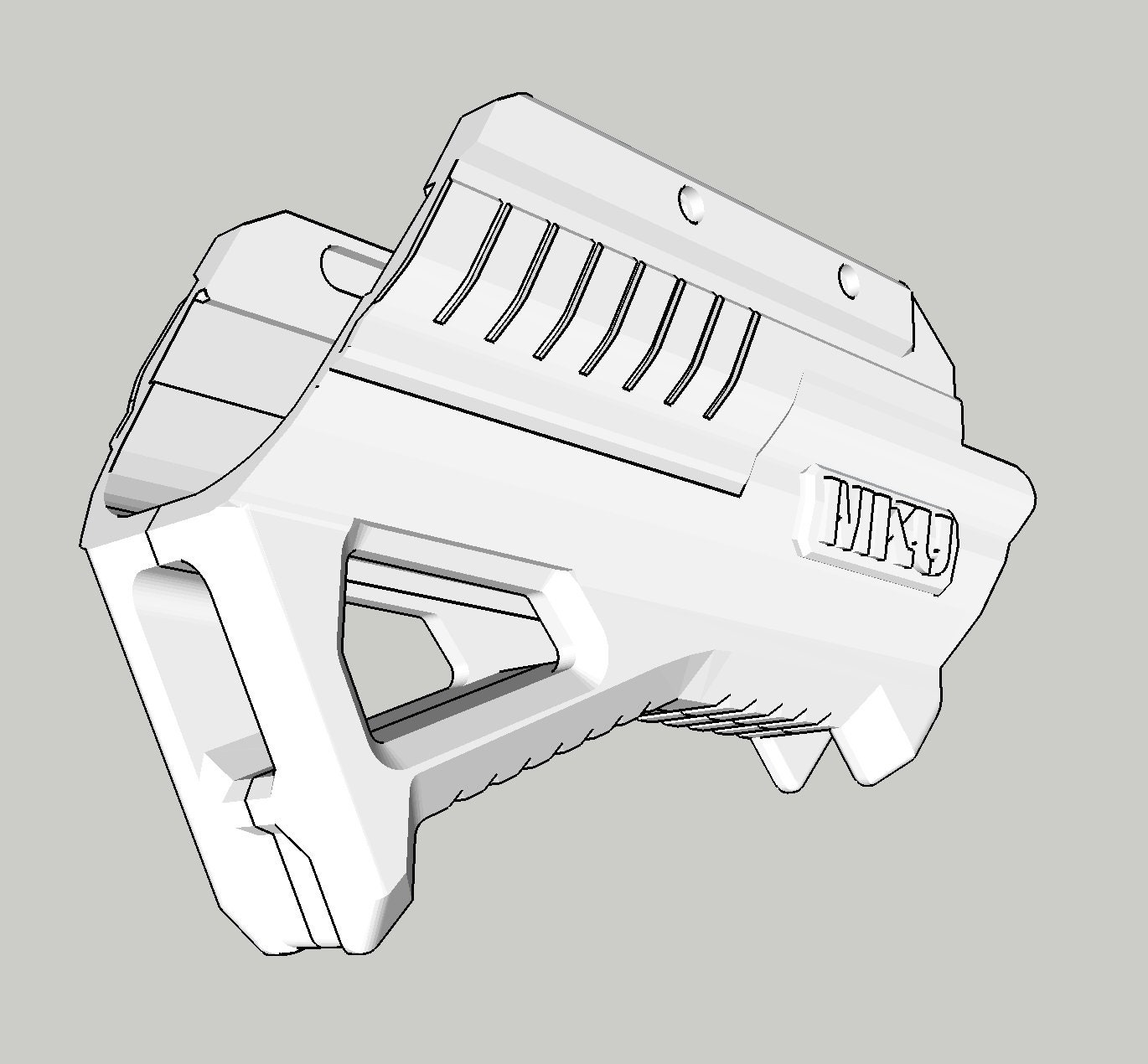 Nerf Rival Saturn Calypso AFG Pump Grip by MK Ultra Mods - Etsy