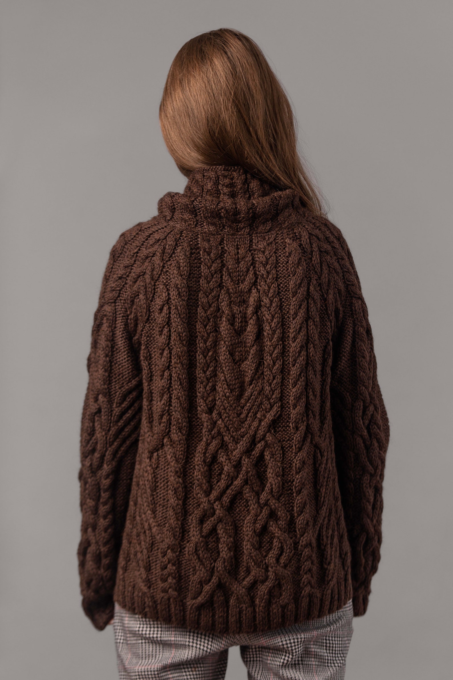 Knit Women Sweater Oversized Merino Wool Woman Sweater Italian Merino ...