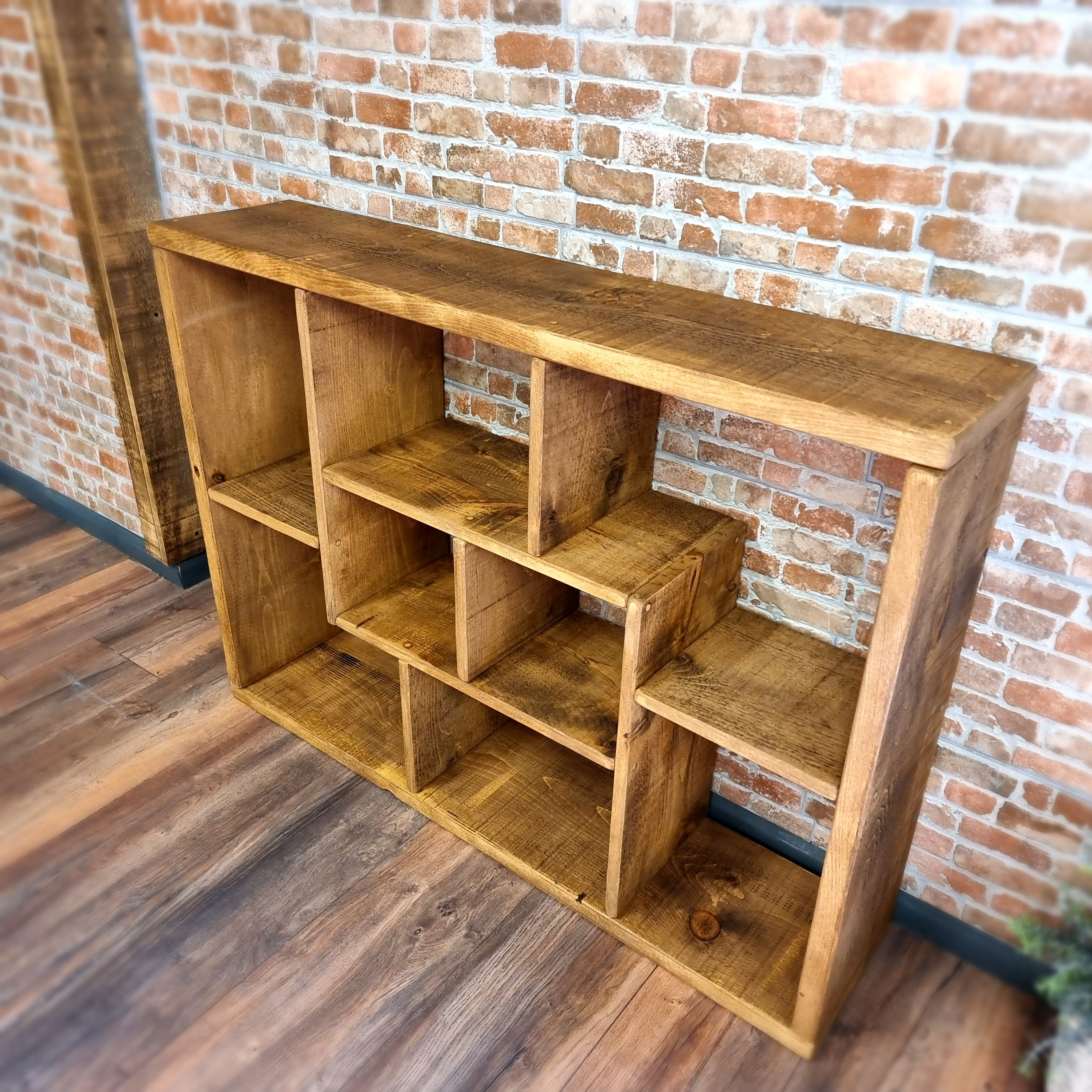 Rustic Bookcase Handmade Industrial Style Bookcase Bookshelf | Etsy UK