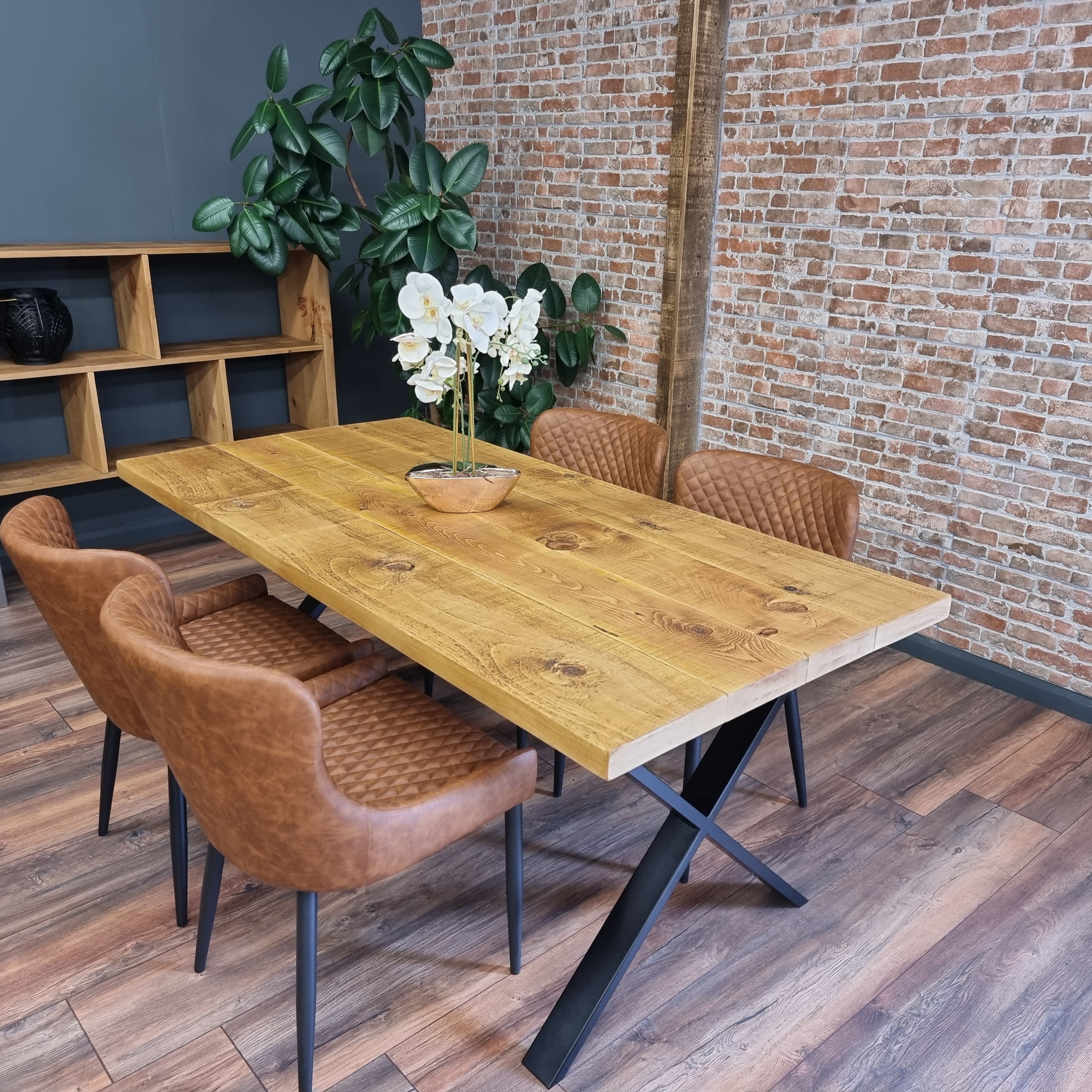 Rustic Dining Table XS FRAME LEGS Industrial Rustic Handmade - Etsy UK