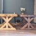 Rustic Farmhouse Clifford Dining Table Reclaimed Wood - Handmade ...