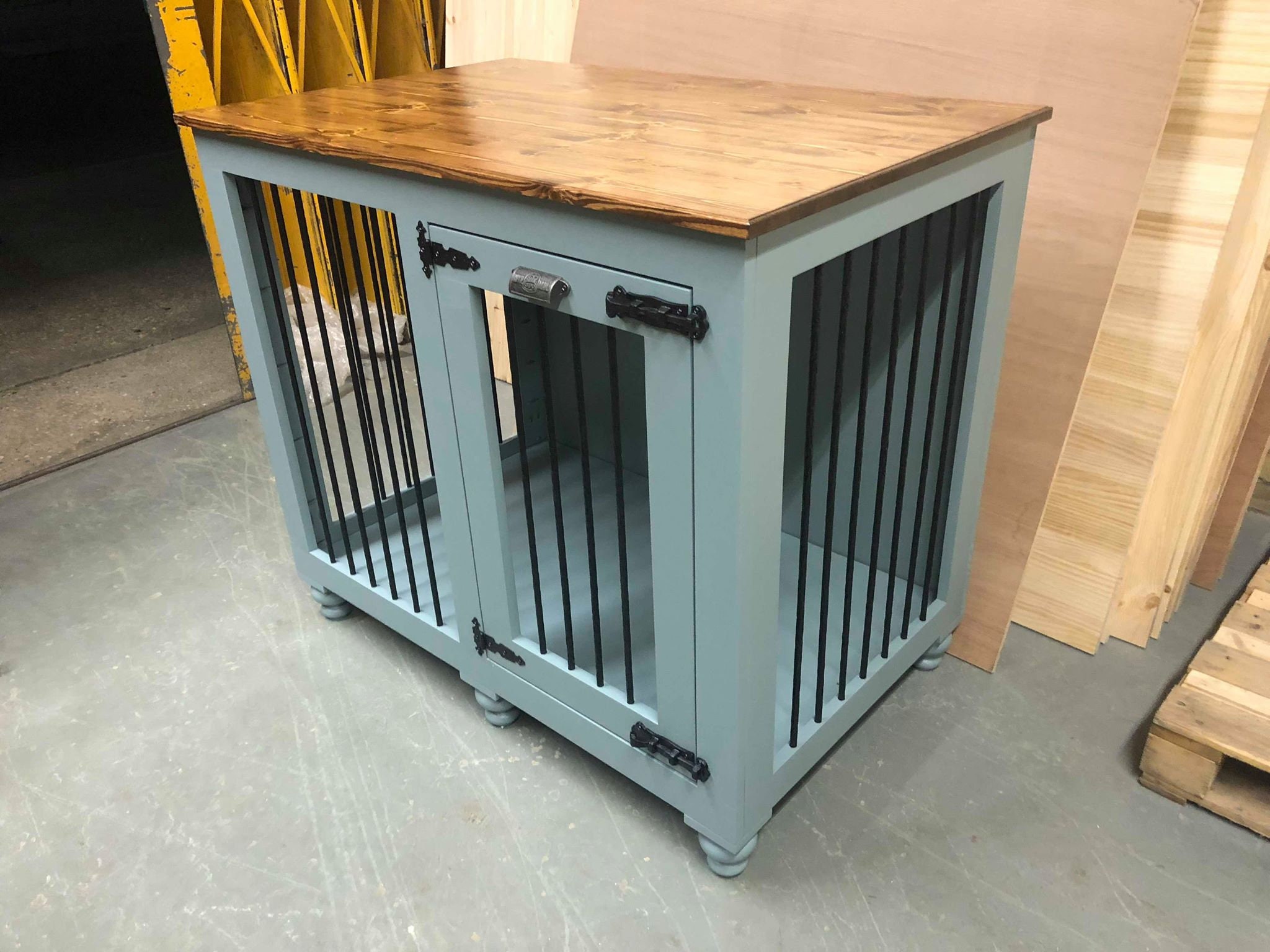 Singlexlarge Indoor Dog Kennels -rustic Dog Crate-farmhouse Pet ...
