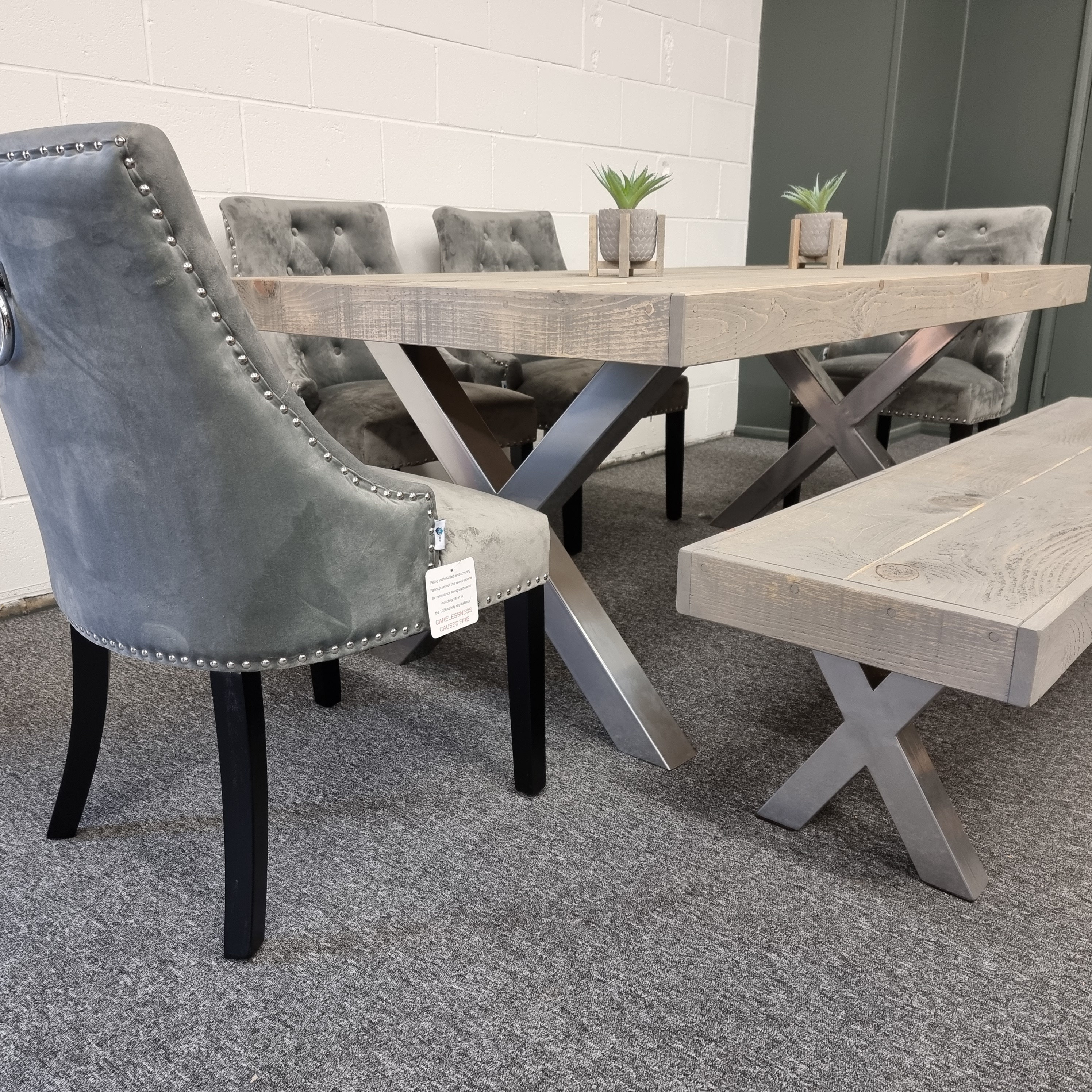 Dining Table Industrial Alford Farmhouse Dine Table Rustic - Etsy UK