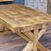 Rustic Farmhouse Clifford Dining Table Reclaimed Wood - Handmade ...