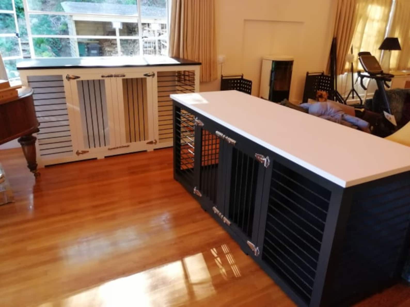 Doublexlarge Indoor Dog Kennels -rustic Dog Crate-farmhouse Pet ...