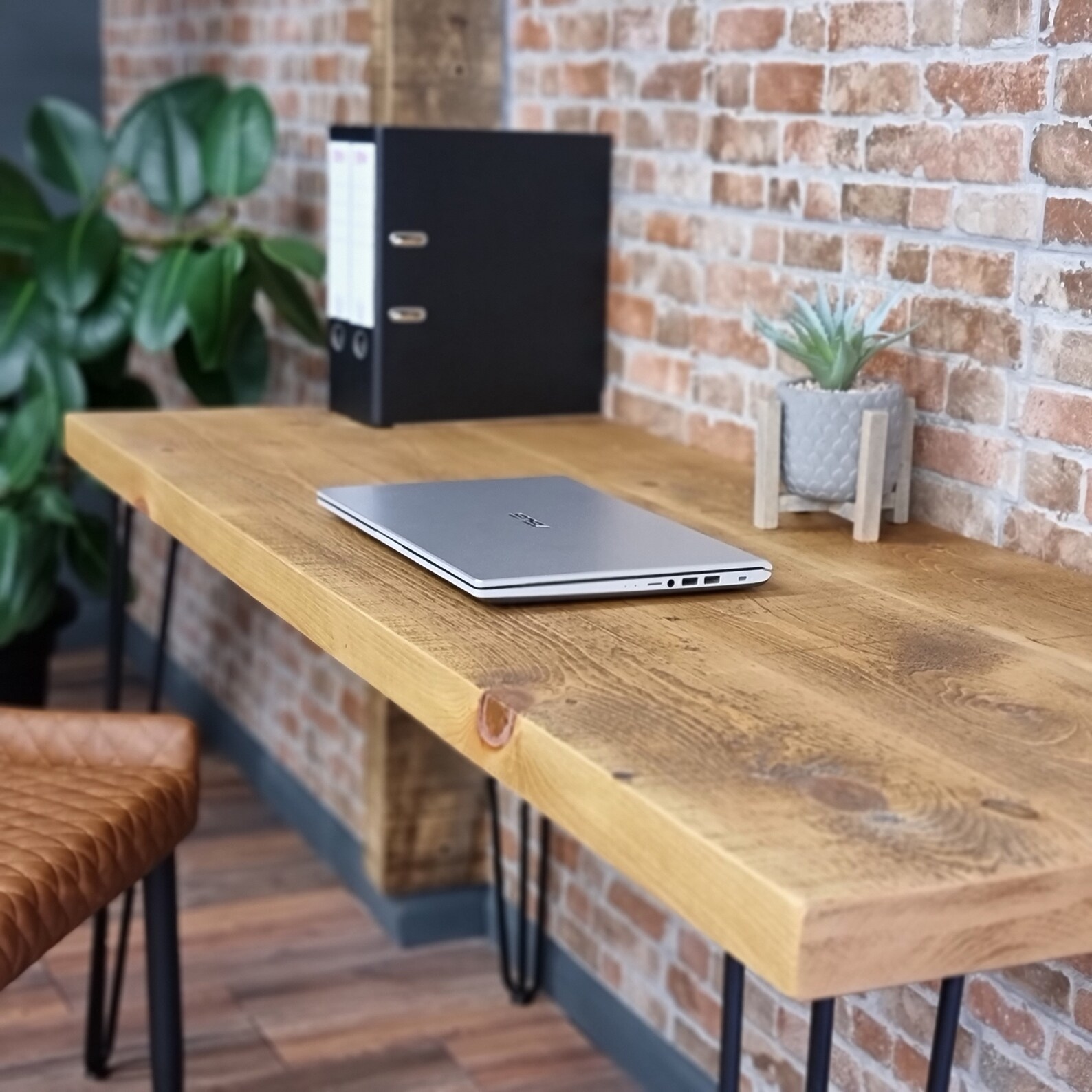 Rustic Desk With Hairpin Industrial Metal Legs Rustic Wood - Etsy UK