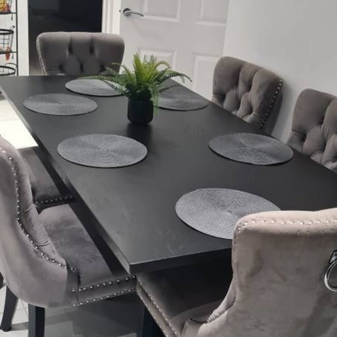 Solid Oak Extendable Dining Table With Star Legs Industrial Handmade ...