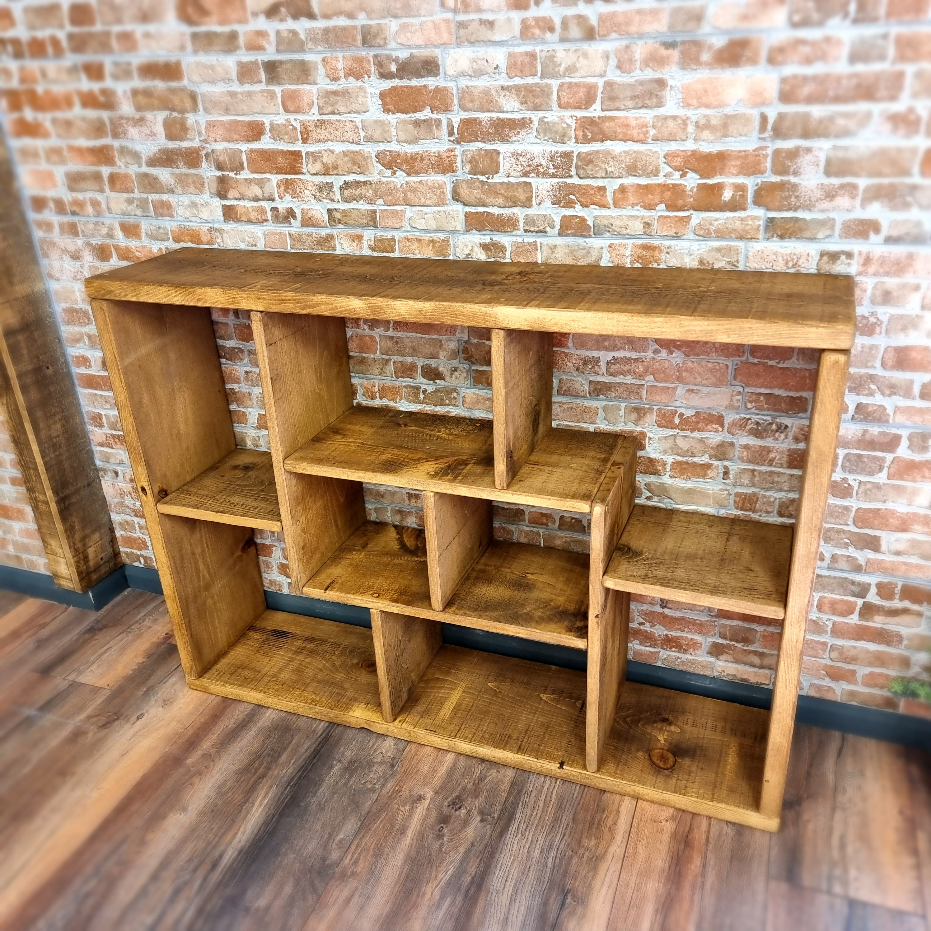 Rustic Bookcase Handmade Industrial Style Bookcase Bookshelf - Etsy UK