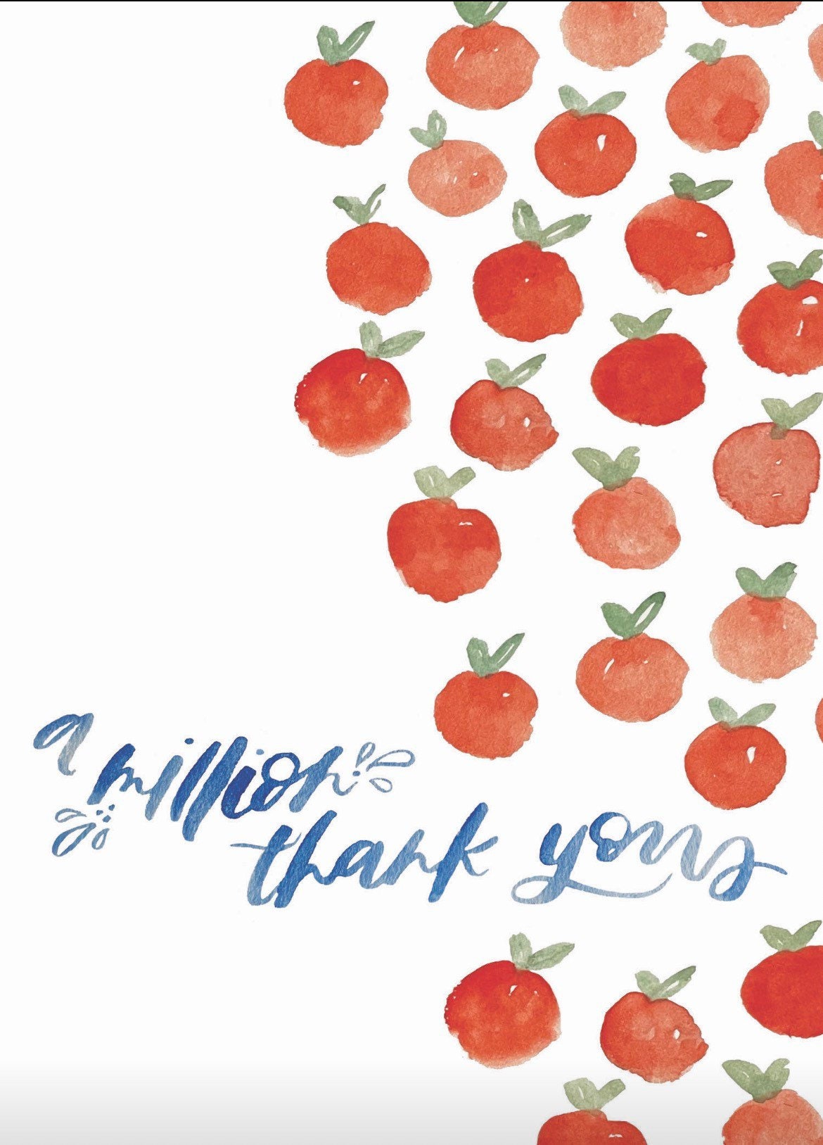 A Million Thank Yous Card - Etsy