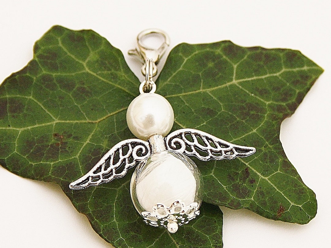 Echte Feder Anhänger Engel Kommunion Firmung Engelsfeder Konfirmation ...