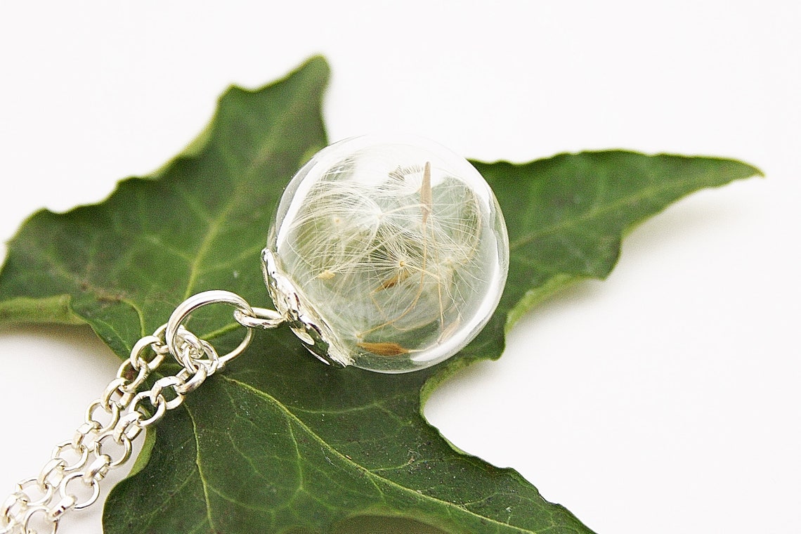 Real Flower Chain Bridal Dandelion Flower Necklace Flower - Etsy