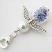 Real Forget-me-not Pendant Angel Communion Confirmation Flower Jewelry ...